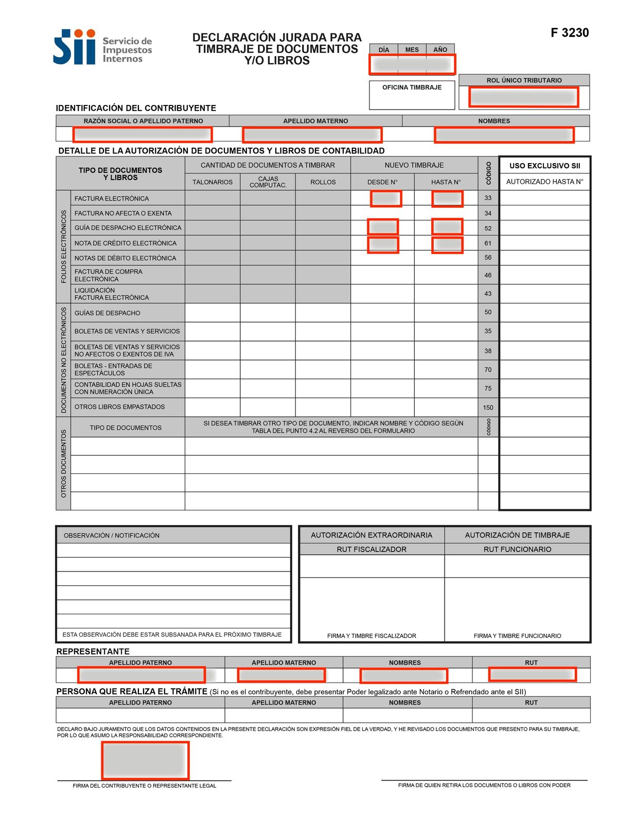Tutorial para descargar folios (CAF) desde SII